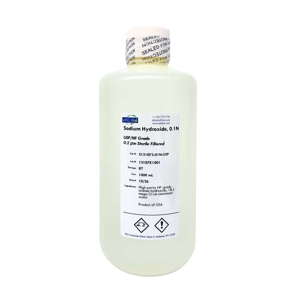 0.1N Sodium Hydroxide Solution - USP/NF Grade - 1 L – UFCBIO