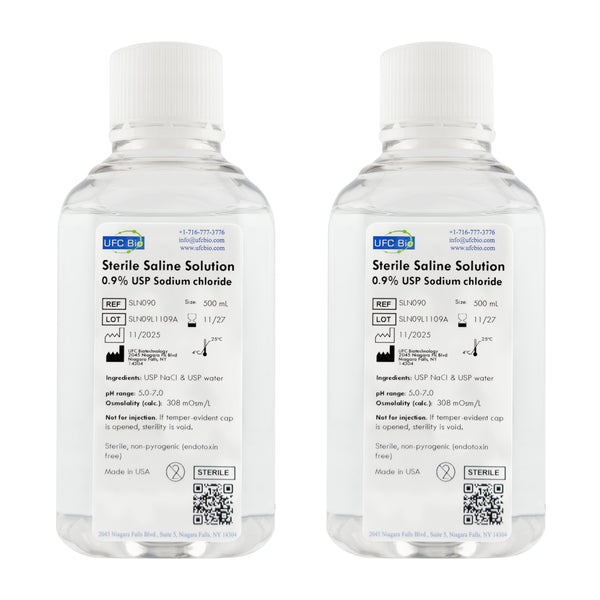 0.9% Sterile Saline Solution | UFC BIO – UFCBIO